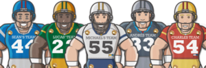 Sports themed party activity - Football paper puppets - M. Gulin ...