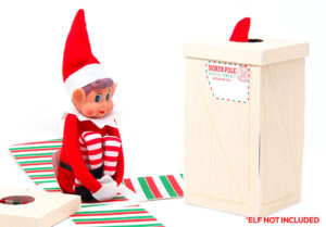 Create a Elf on a shelf Arrival Box Crate that POPS!